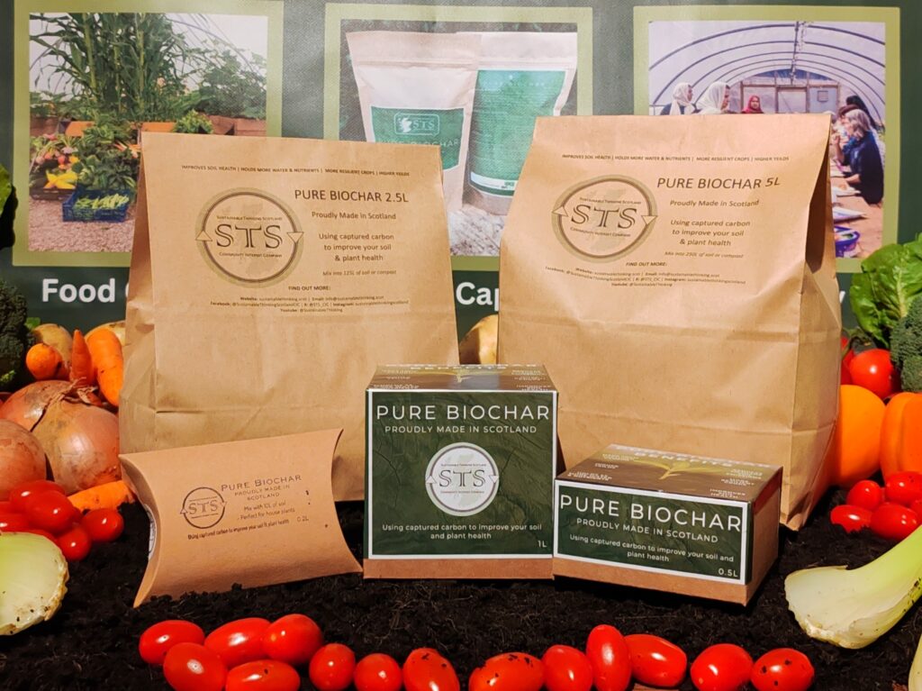 PURE BIOCHAR - New Product Range! - Sustainable Thinking Scotland