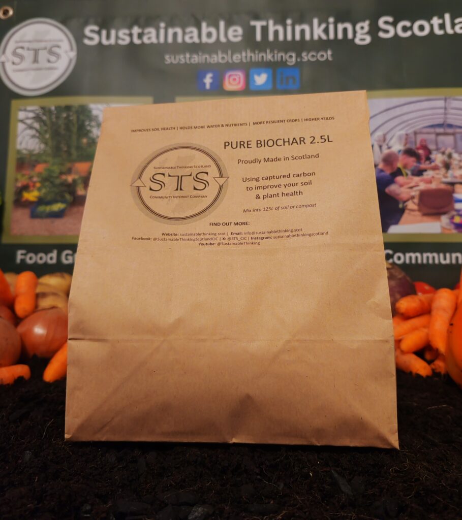 PURE BIOCHAR - New Product Range! - Sustainable Thinking Scotland
